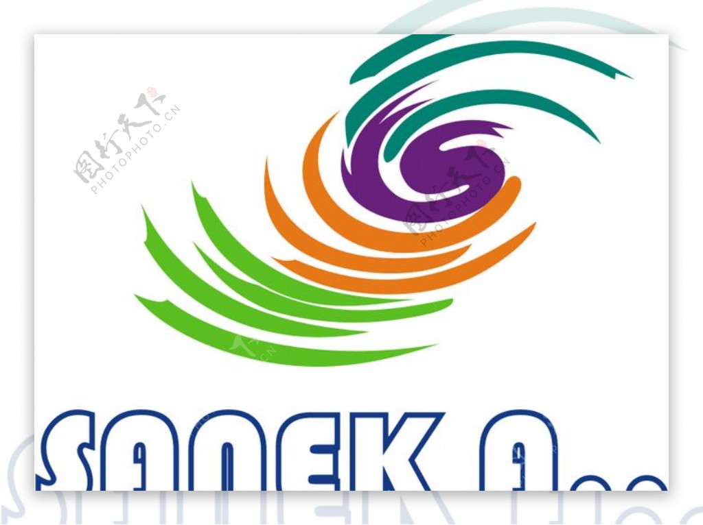 Saneklogo设计欣赏Sanek服务公司标志下载标志设计欣赏图片素材-编号02639180-图行天下