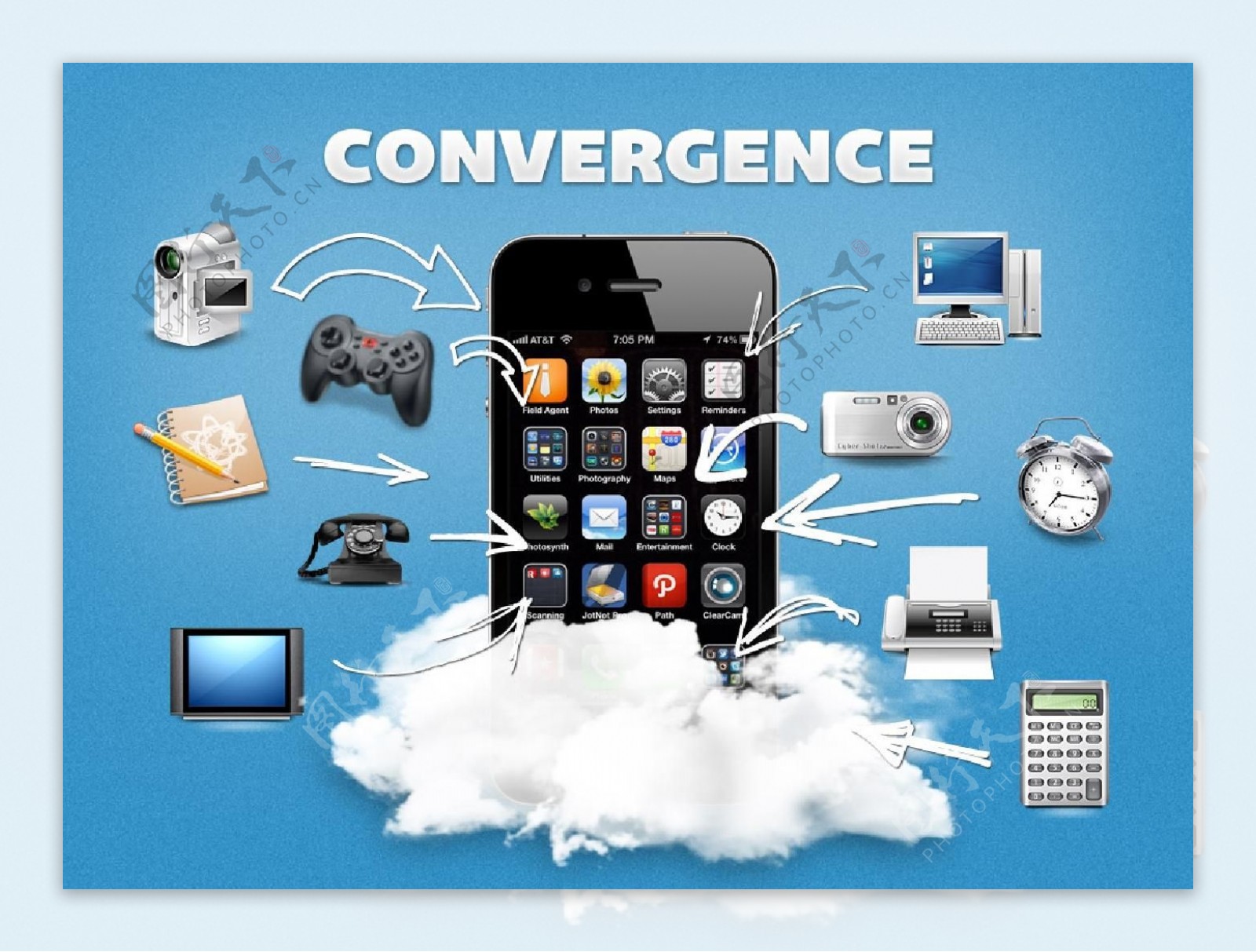 手机界面PPT图片素材-编号03078990-图行天下