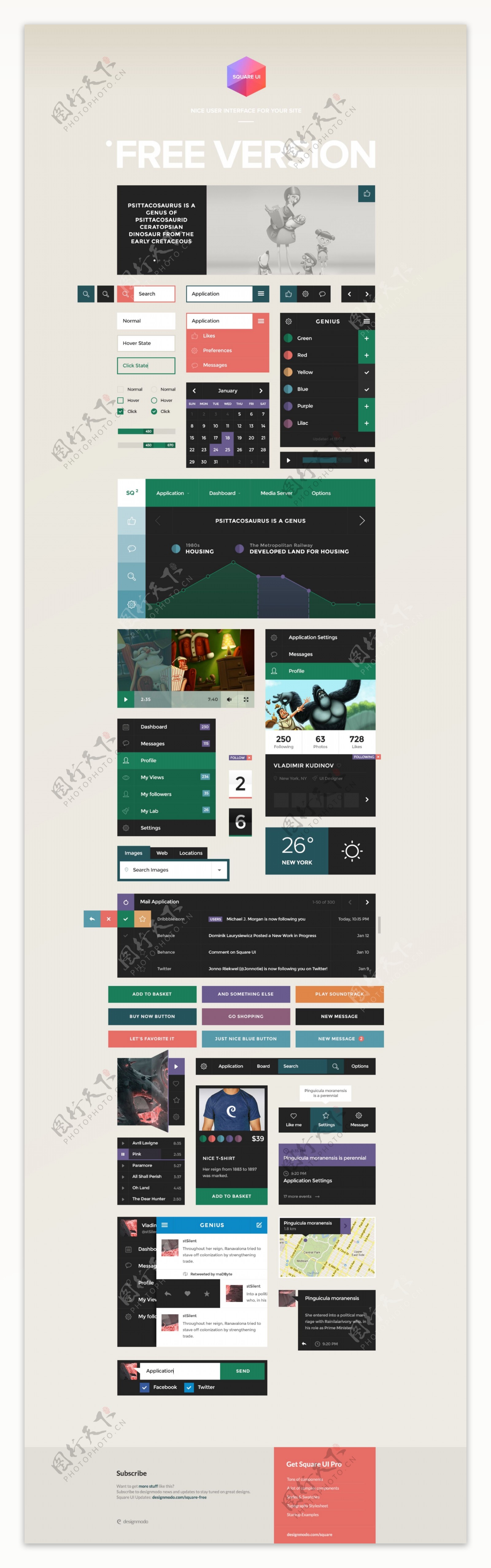 视网膜平准备WebUI元素盒PSD图片素材-编号04339540-图行天下