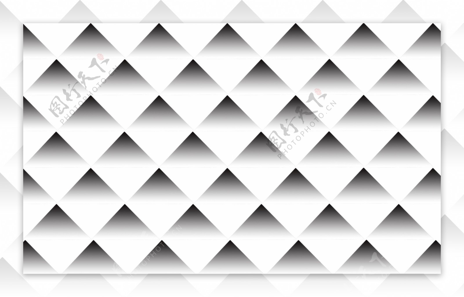 三角形渐变渐隐四方块立体感觉图片素材-编号04948380-图行天下