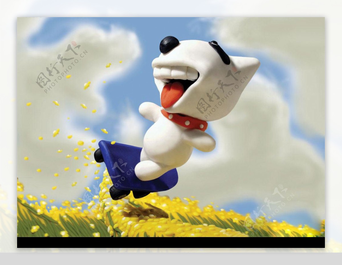 跑跳狗图片素材-编号10017170-图行天下