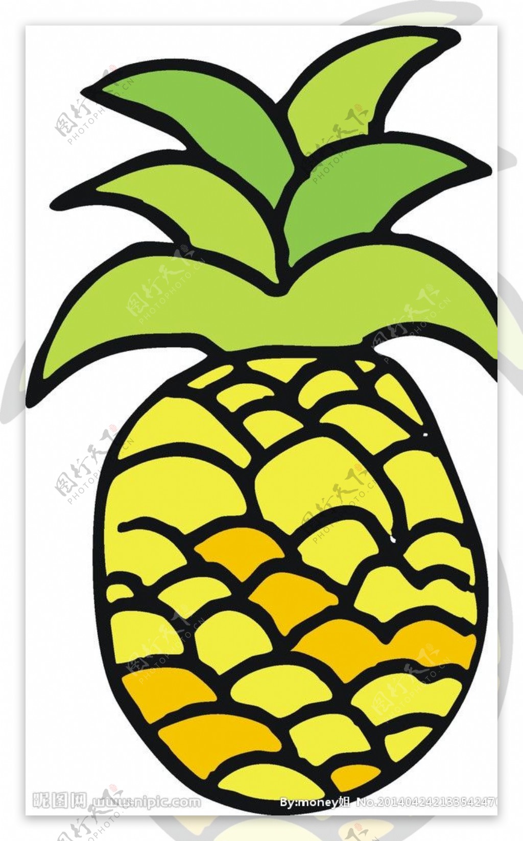 菠萝图片素材-编号10068970-图行天下