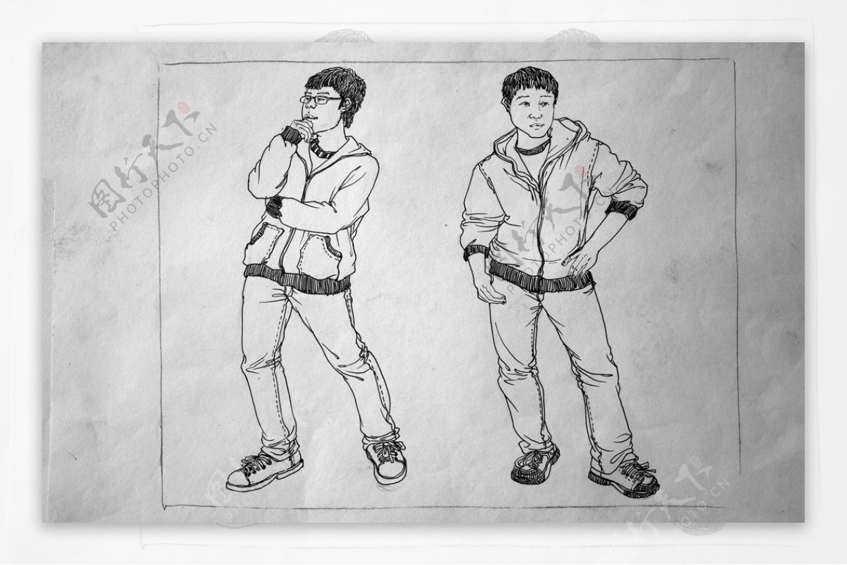 人物速写图片素材-编号10947830-图行天下