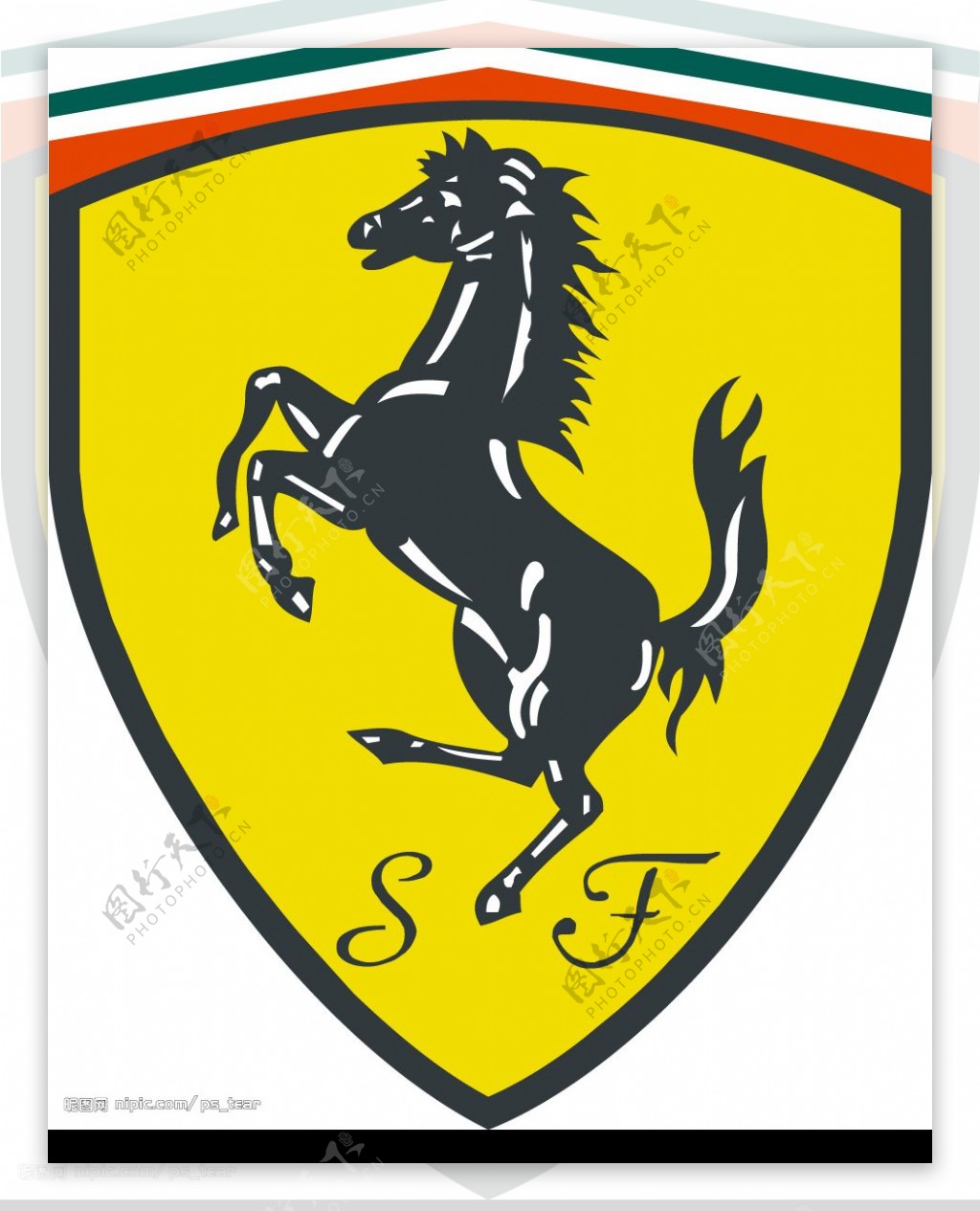 Logo法拉利汽车标志图片素材-编号11088000-图行天下
