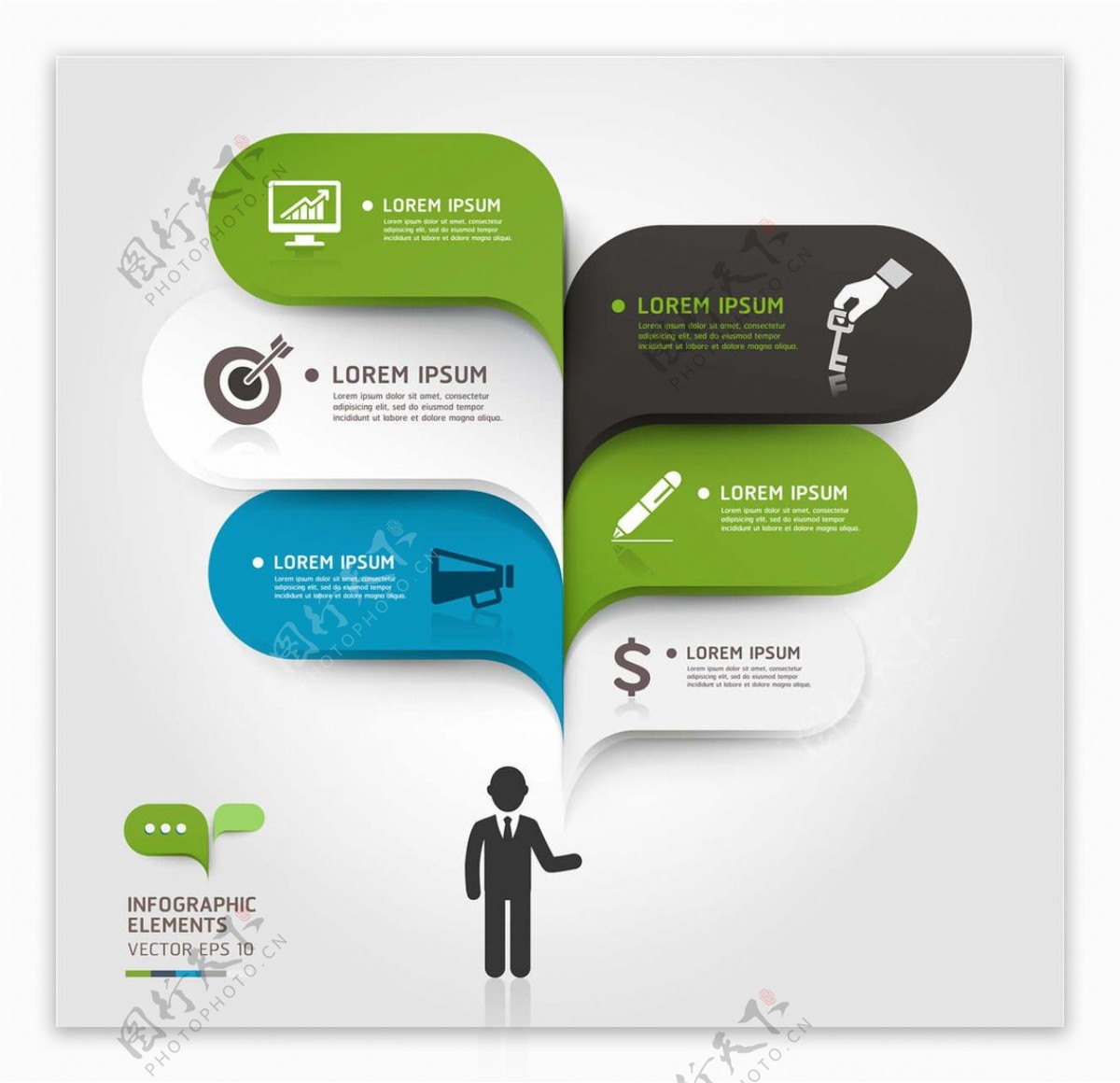 商务演示ppt图标图片素材-编号11310070-图行天下