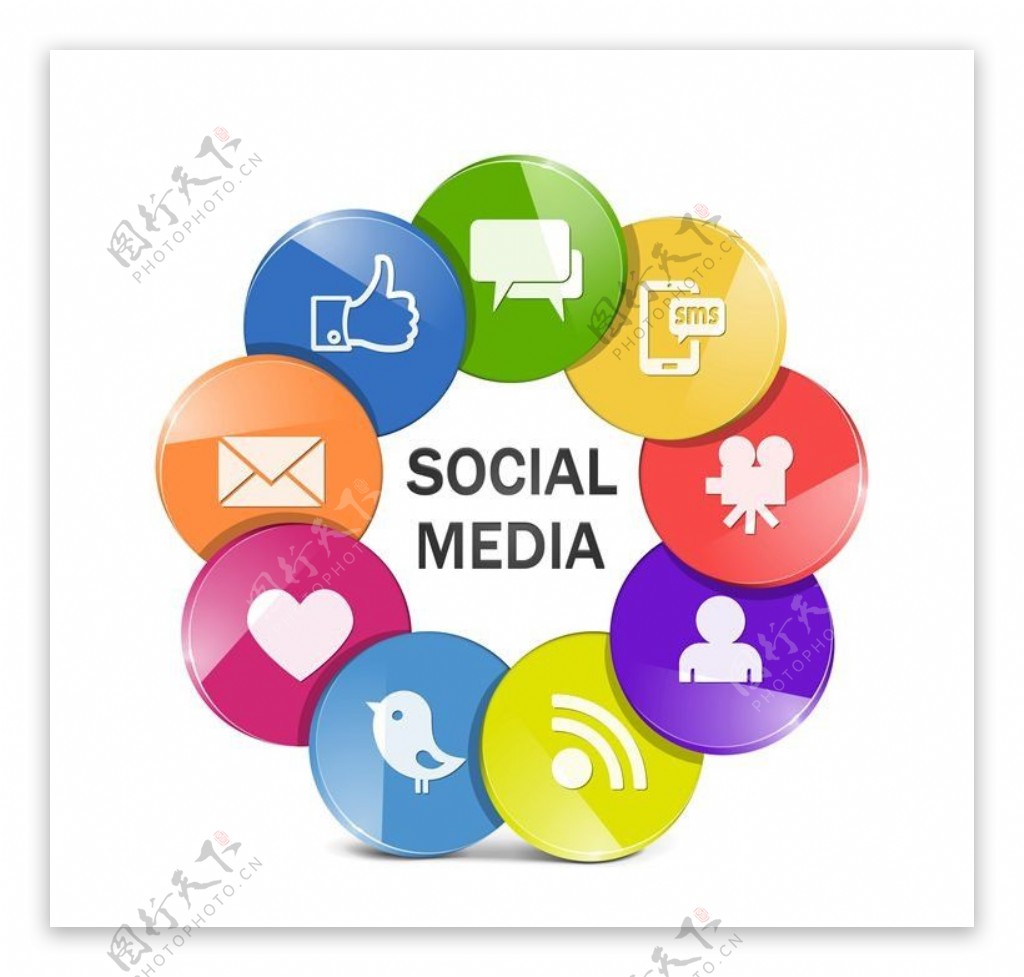 社交图标图片素材-编号11391200-图行天下