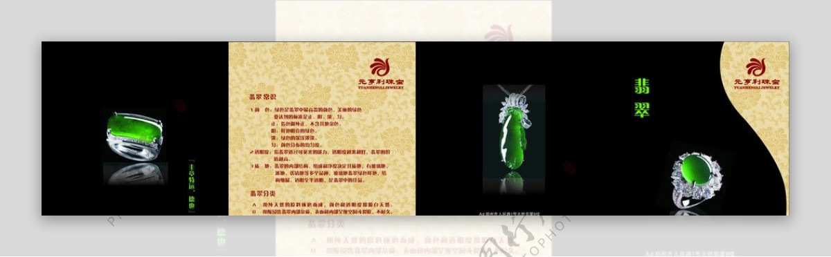 翡翠画册设计矢量图图片素材-编号12066170-图行天下