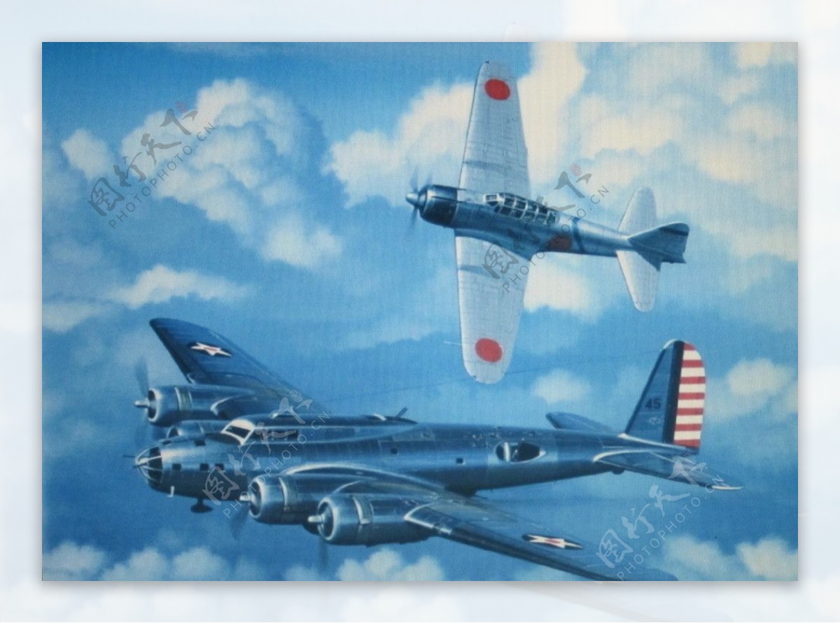 二战空战图片素材-编号12185280-图行天下