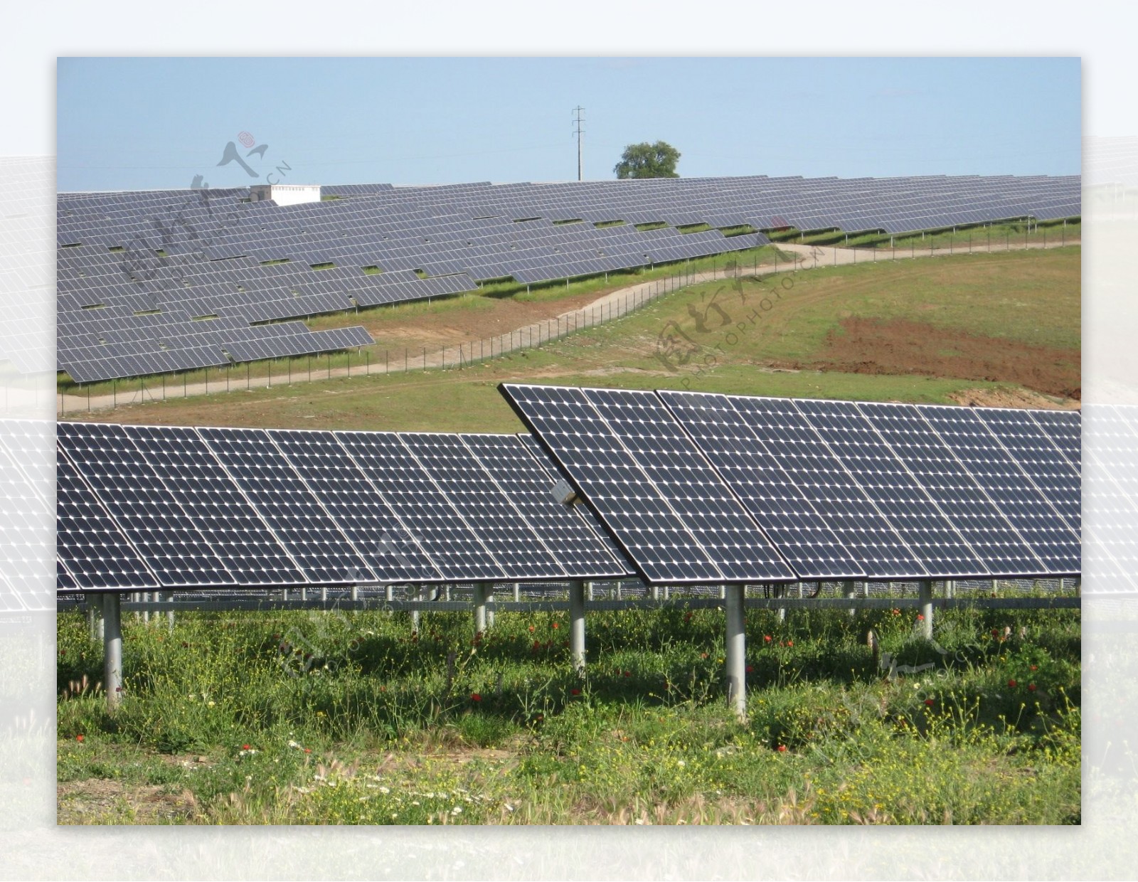 太阳能光伏组件图片素材-编号12669150-图行天下