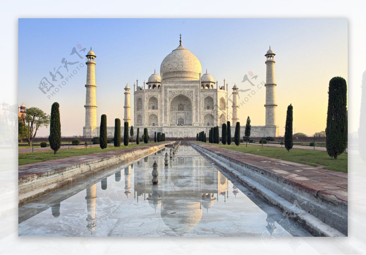 唯美泰姬陵图片素材-编号14318930-图行天下