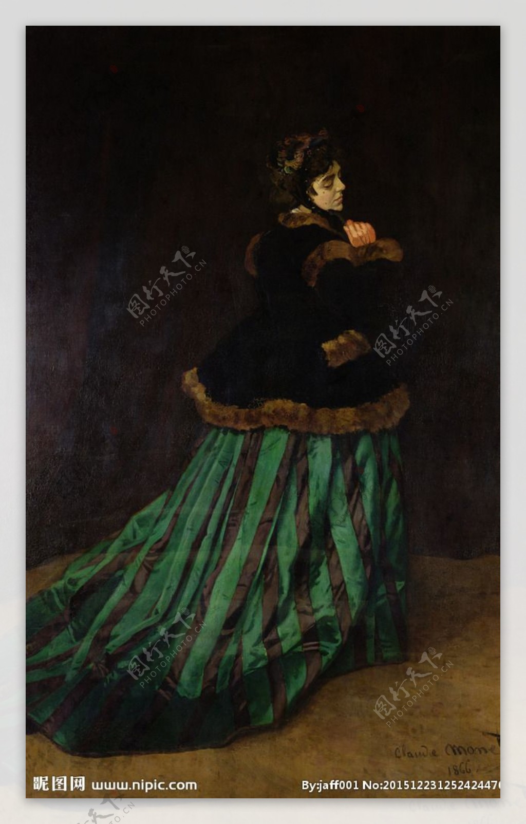 莫奈高清壁画图片素材-编号22876360-图行天下