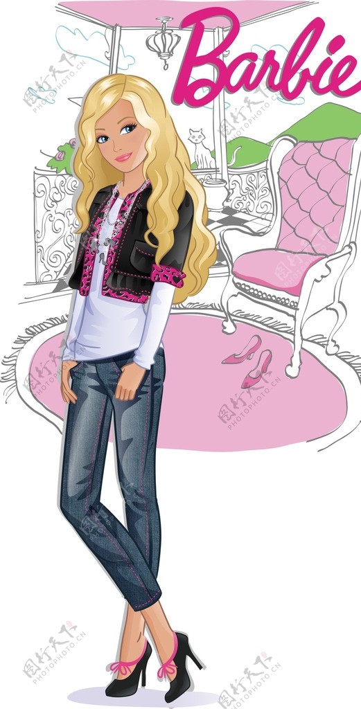 芭比娃娃图片素材-编号23301600-图行天下