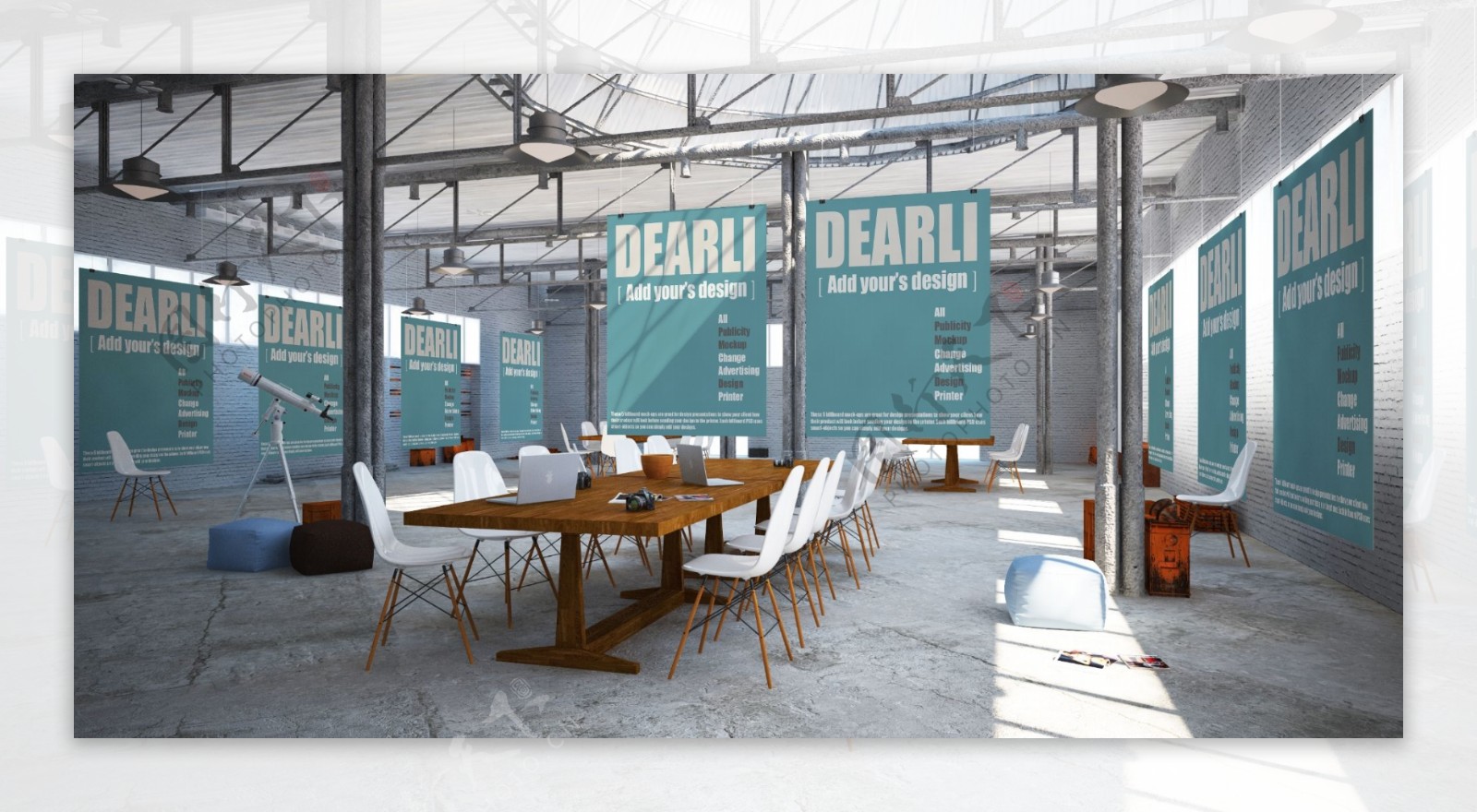 VI公司办公室商业空间智能模板图片素材-编号24230720-图行天下