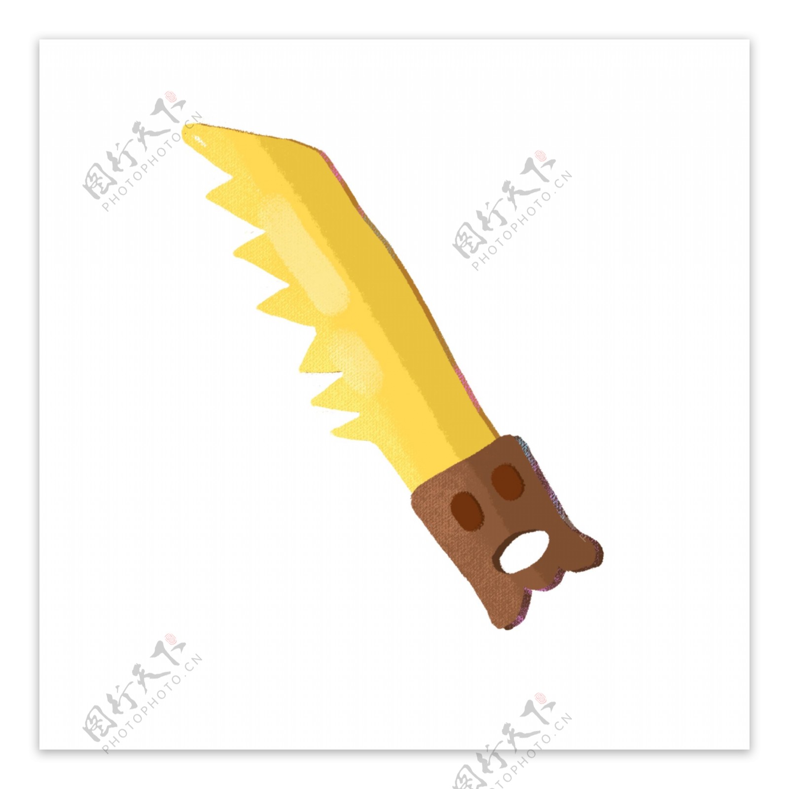 卡通劳动工具电锯图片素材-编号32978690-图行天下