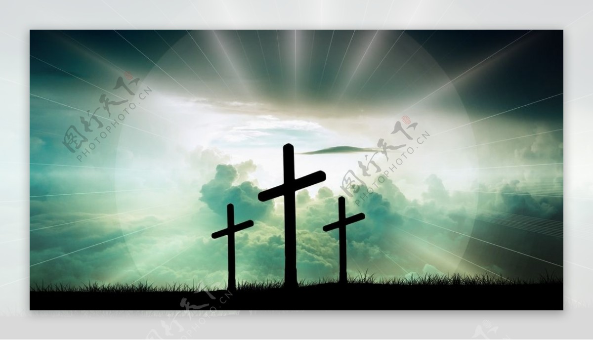 圣光十字架图片素材-编号36858750-图行天下