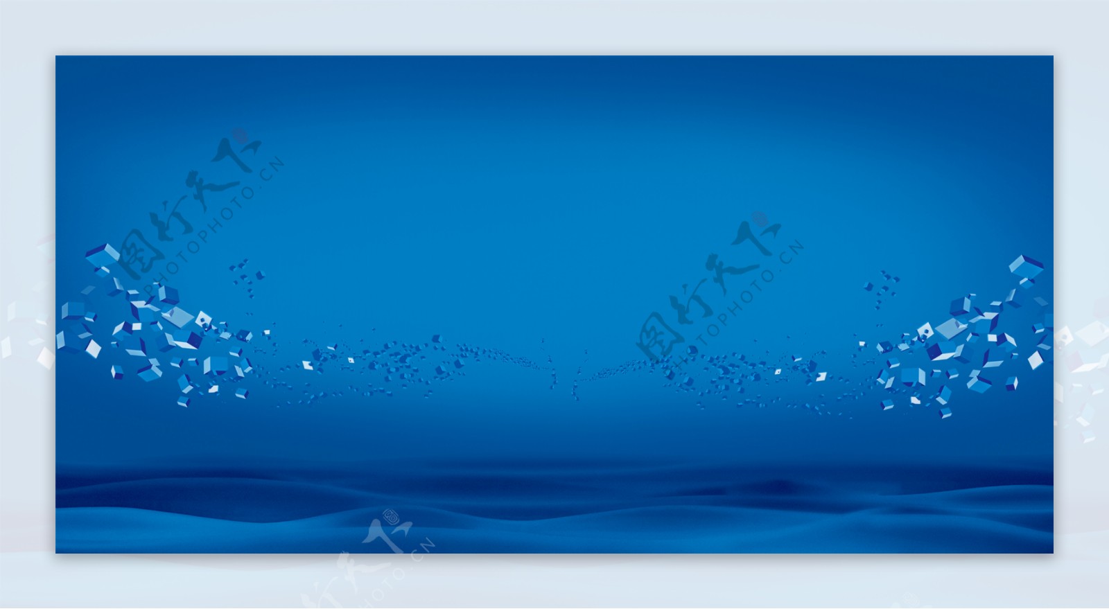 商务蓝色背景海报图片素材-编号38257830-图行天下